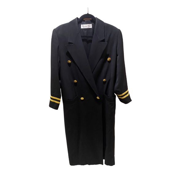 Dior | Jackets & Coats | Vintage Christian Dior Nautical Blazer Jacket ...